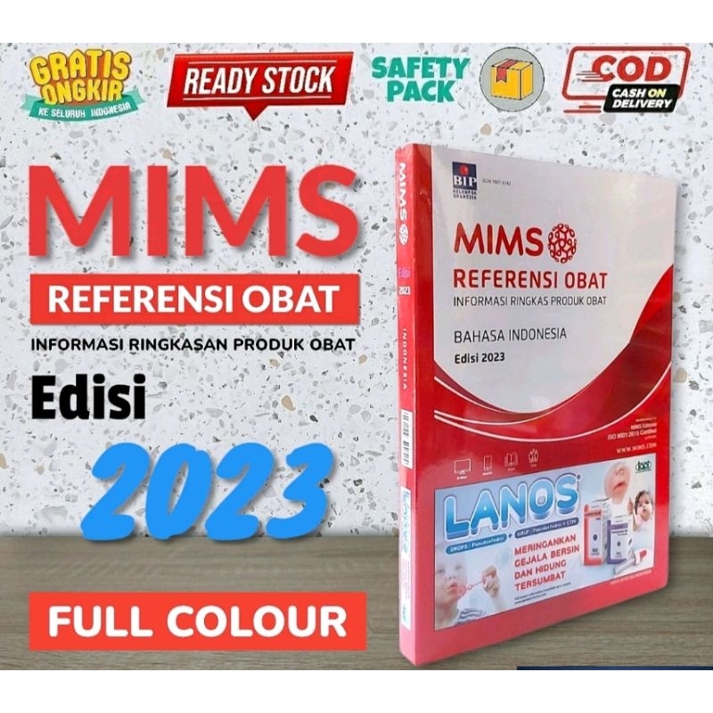 หนังสือ Mims Book Of Drug Reference ฉบับล่าสุดในปี 2023 | Shopee Thailand