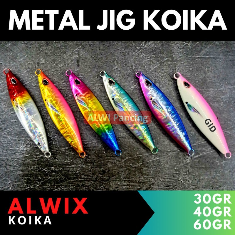 Alwix เหยื่อตกปลาโลหะ KOIKA 30gr 40gr 60gr 80gr | Shopee Thailand
