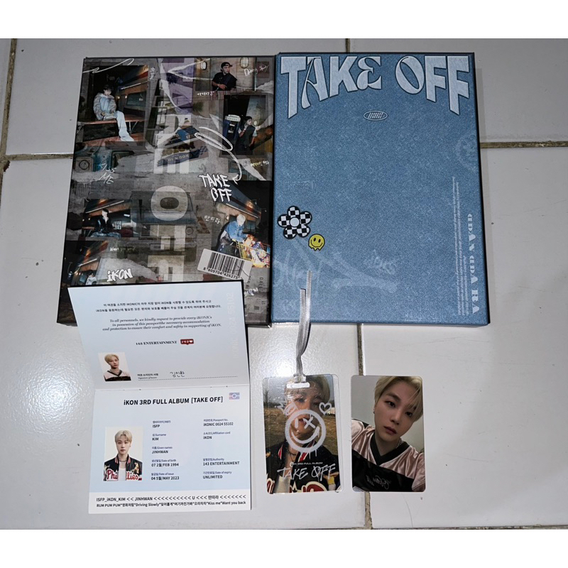 Ikon TAKE OFF ALBUM UNSEAGLED | Shopee Thailand