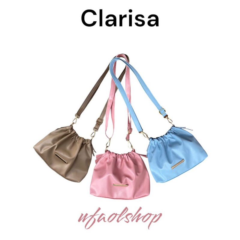 Ufaolshop CLARISA PUFFY WRINKLED SELEMPANG BAG | Shopee Thailand