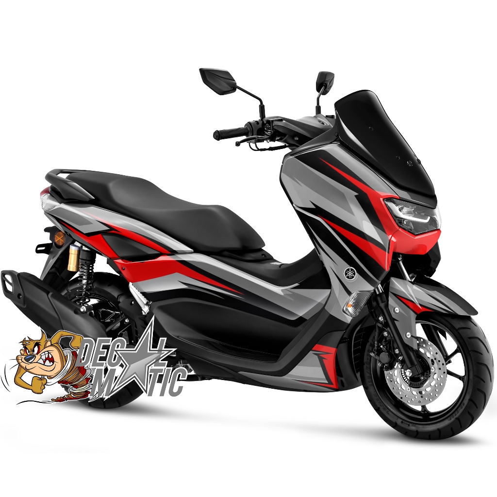 Merah Decal Nmax Full Body Sticker Yamaha N-Max เก่า 2015 2016 2017 ...