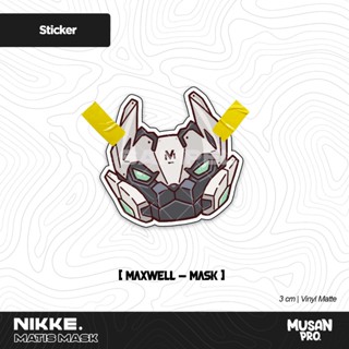 สติ๊กเกอร์ NIKKE MATIS SQUAD MASK - วาง - Maxwell - Drake - Fan Merch ...