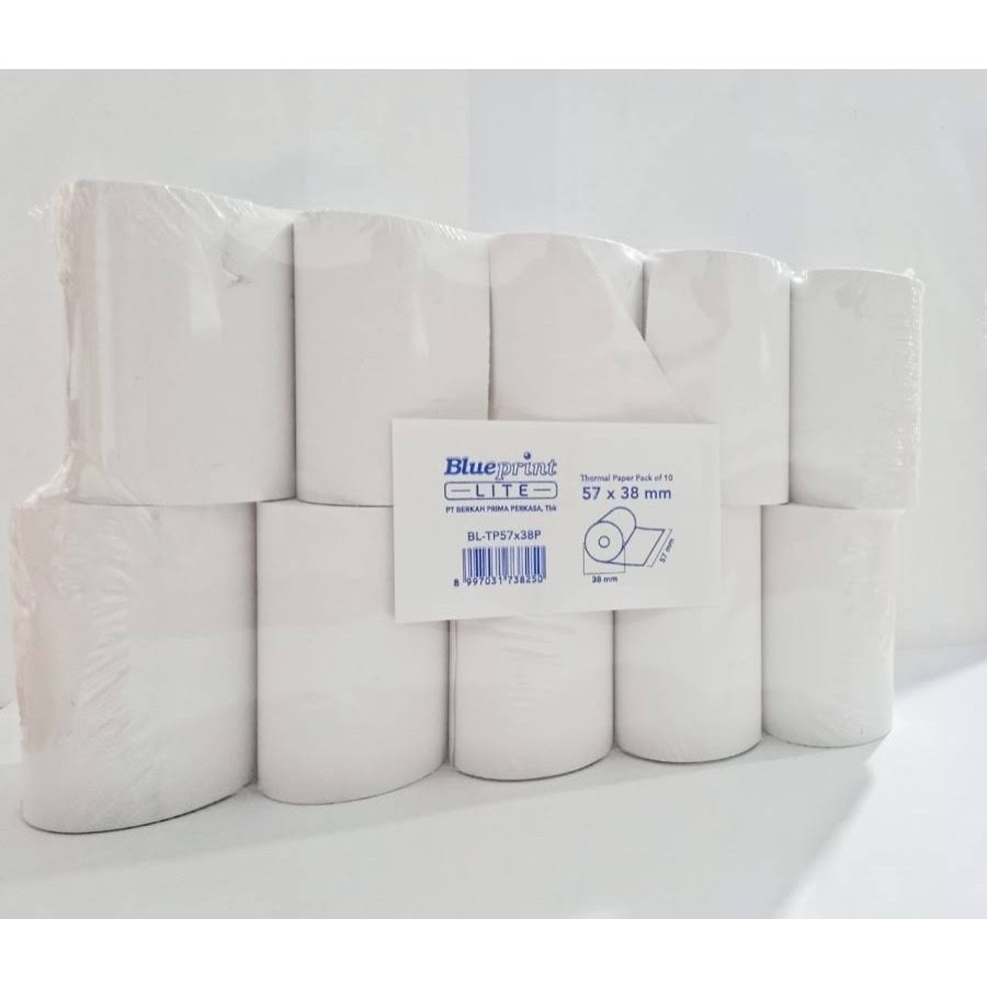 ม้วนกระดาษความร้อน BluePrint Lite Roll 57x38 | Shopee Thailand