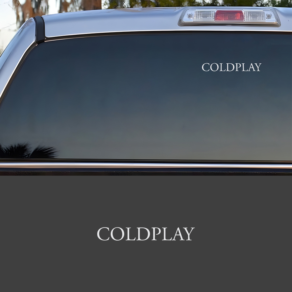 เพลง Band รถหน้าต่างสติกเกอร์ Coldplay รถ Decal สติกเกอร์ | Shopee Thailand