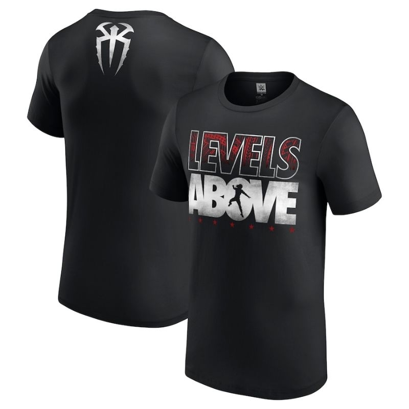 Wwe ROMAN REIGNS LEVELS ABOVE TSHIRT เสื้อยืด | Shopee Thailand