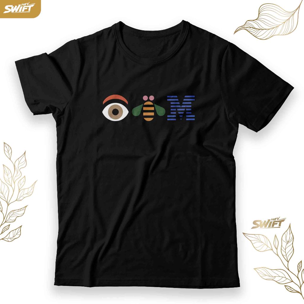 KAOS IBM EYE BEE M TECH SYSTEM เสื้อยืด BAJU DISTRO | Shopee Thailand