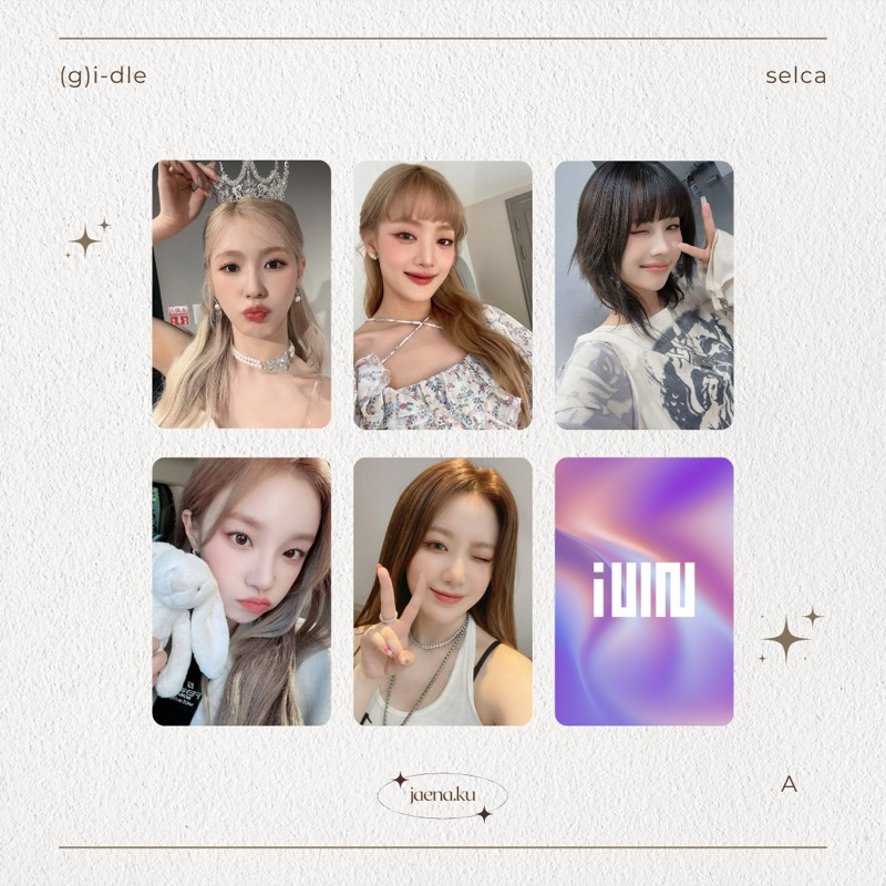 [(G)I-DLE] Photocard SELCA 5 MIYEON MINNIE SOYEON YUQI SHUHUA ...