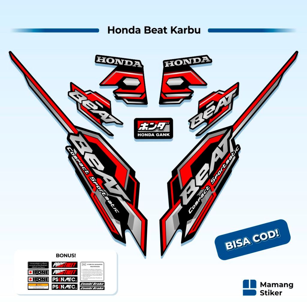 Striping Beat Karbu 110 Variations (1) 2008 2009 2010 2011 2012 ...