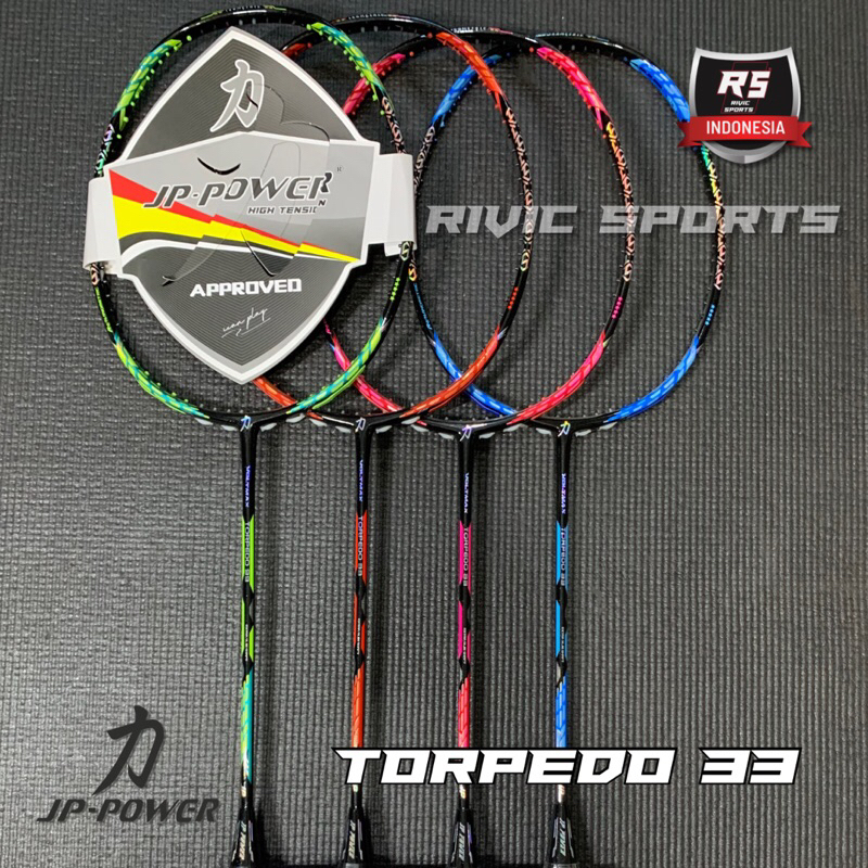 Jp Power TORPEDO Racket 33 35LBS JP-Power ไม้แบดมินตันของแท้ 100% ...