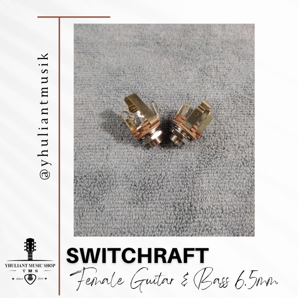 แจ็คหญิง Guitar Switchcraft Stereo ต้นฉบับ USA | Shopee Thailand