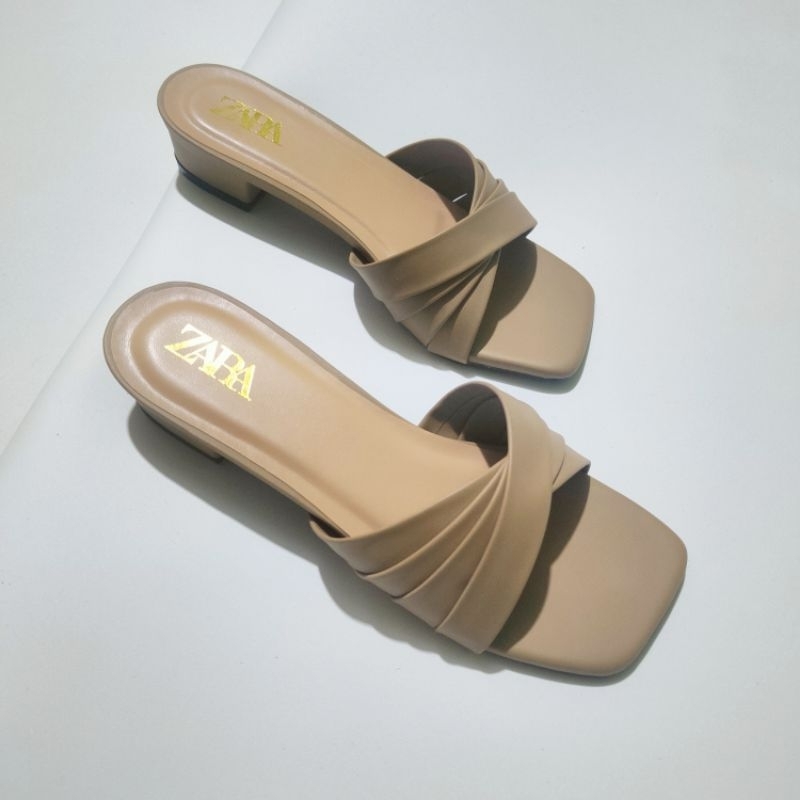 รองเท้าแตะผู้หญิง Zara Heels 3cm KPS-030 | Shopee Thailand