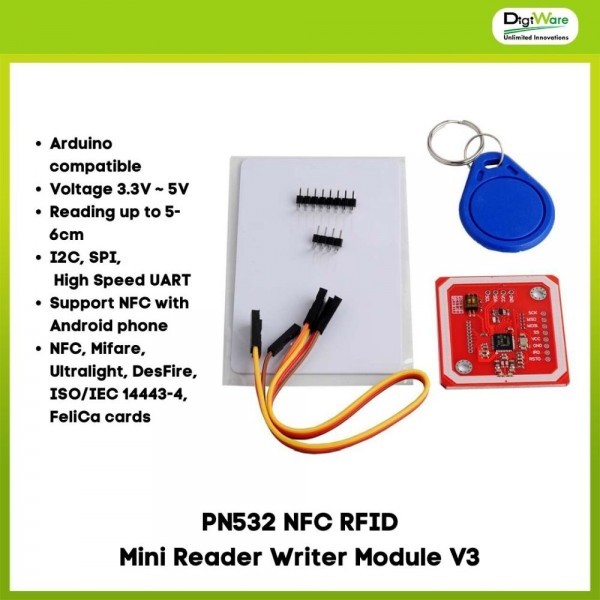 PN532 NFC RFID Mini Reader Writer Module V3 | Shopee Thailand