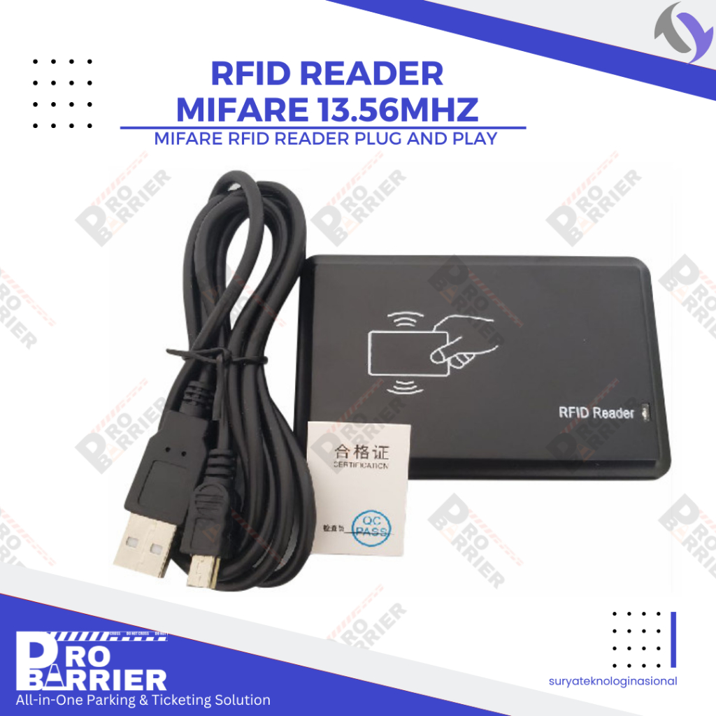 Rfid Reader 13.56mhz Mifare IC Card USB Plug and Play | Shopee Thailand