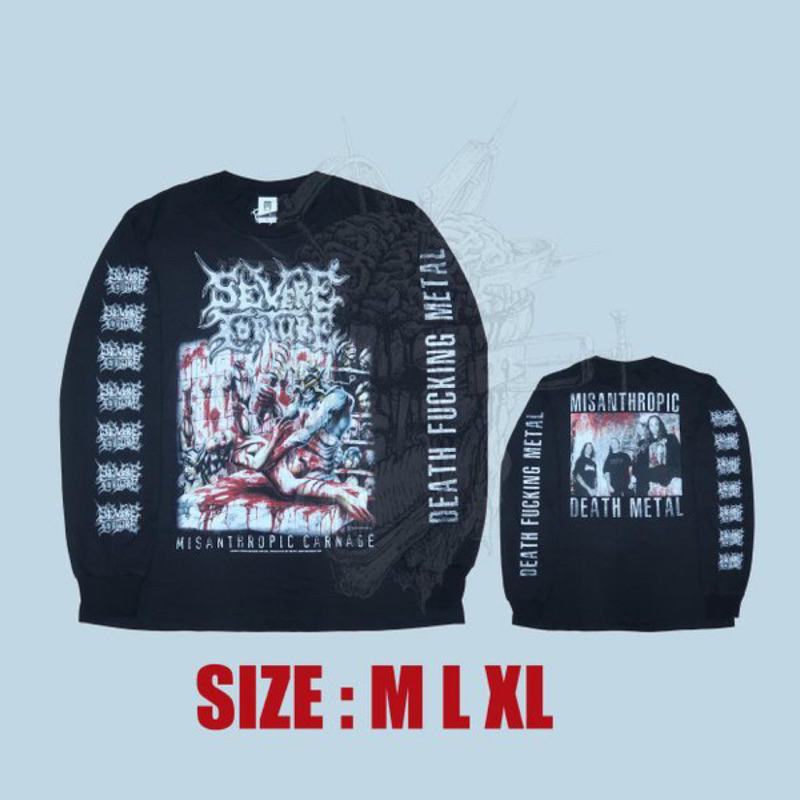 การดูแลหนวด Severe TORTURE - LONGSLEEVE ORIGINAL | Shopee Thailand