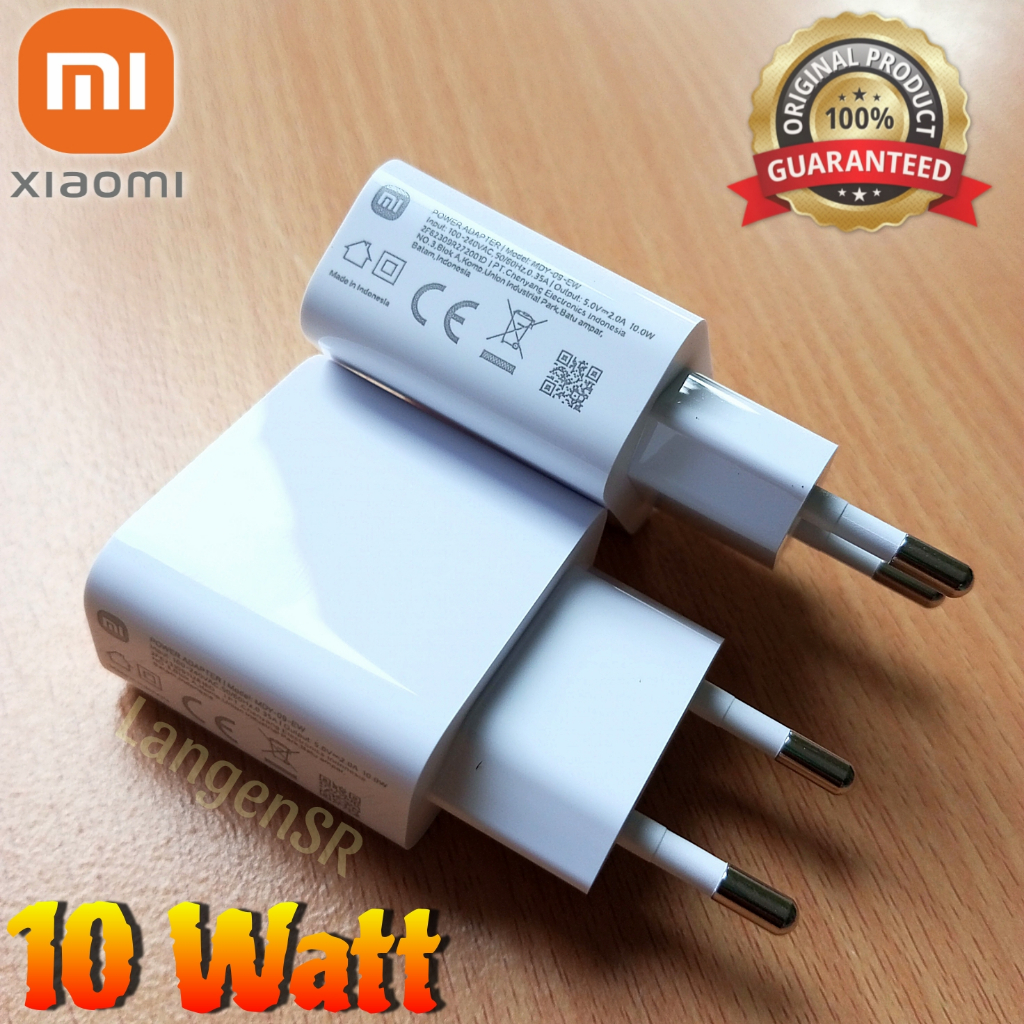 อะแดปเตอร์ชาร์จ Xiaomi 10w ในตัว Redmi 7,7a, 8, 8A, 8Pro, 9, 9A, 9C, 10A, 10C, 12C, A1, A2 รับ ...