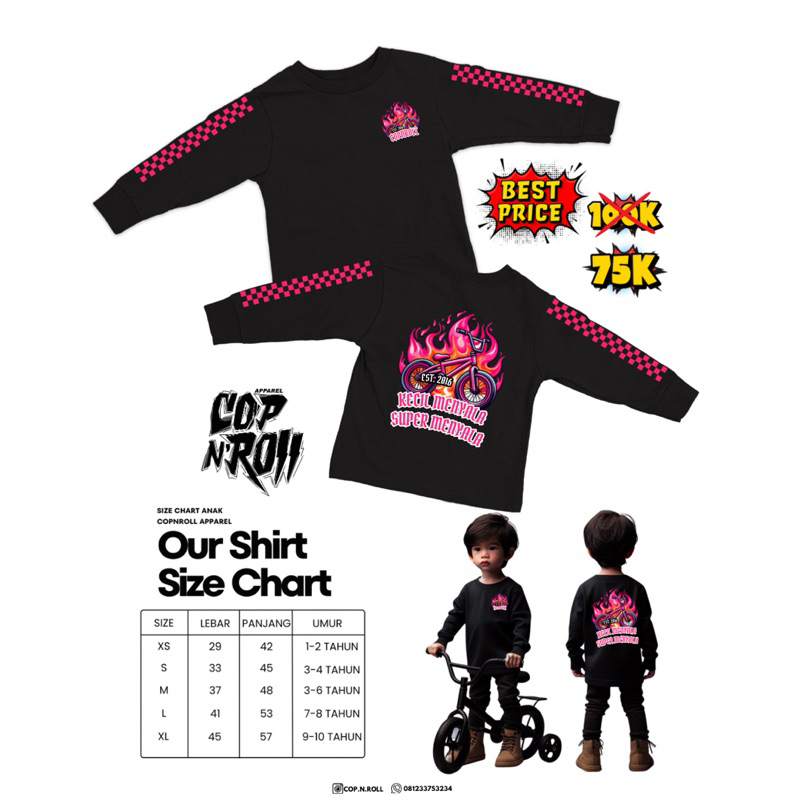 เสื ้ อยืด PushBike Cop N Roll | Shopee Thailand