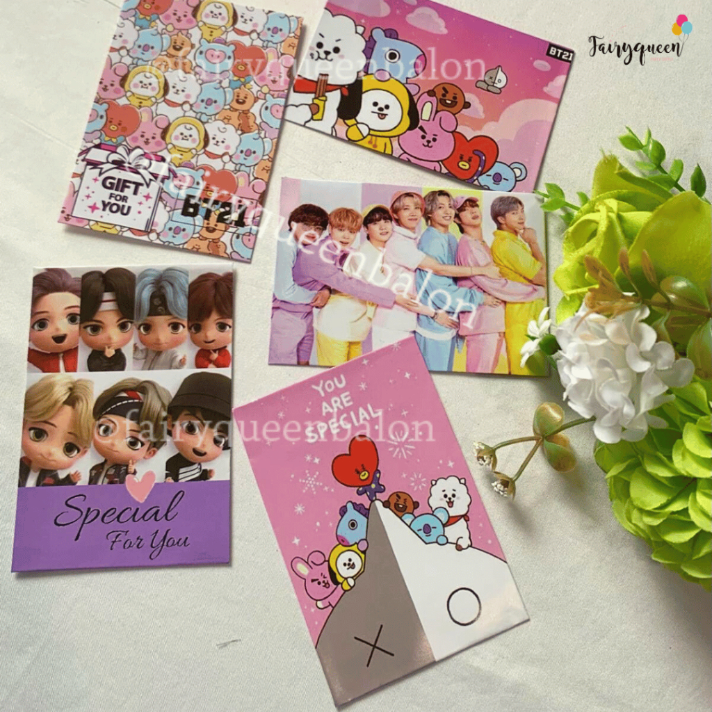 [บรรจุ 10 ชิ้น] BTS MOTIF Eid ENVELOPE / BTS Eid al-Fitr อั่งเปา ...