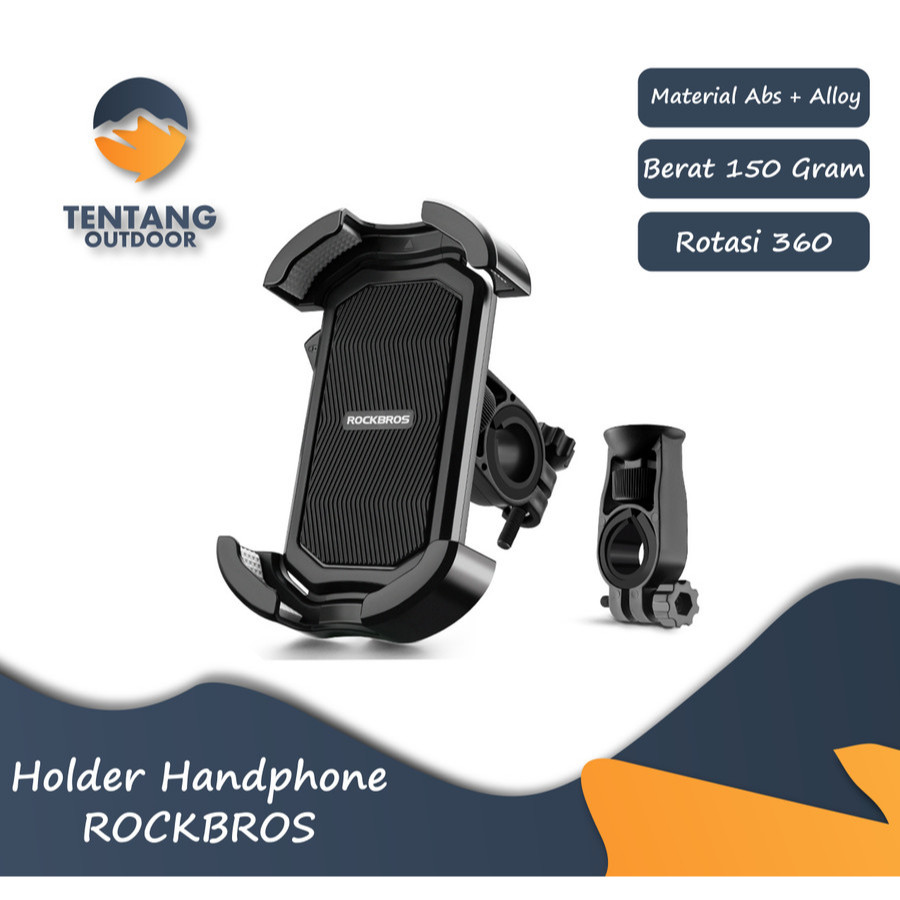 Hp Rockbros HW128 360 ที่วางโทรศัพท์มือถือ° ที่วางการหมุน ที่วางยึดโทรศัพท์มือถือ | Shopee Thailand
