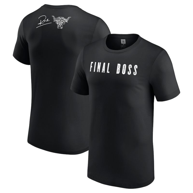 เสื้อยืด พิมพ์ลาย WWE THE ROCK FINAL BOSS | Shopee Thailand