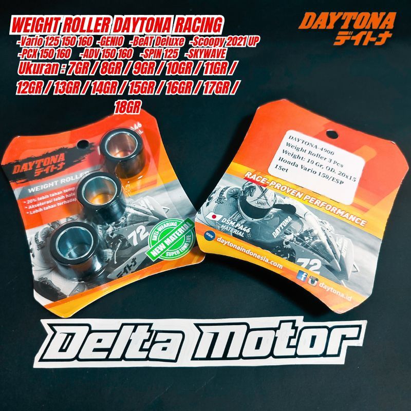 Roller RACING DAYTONA 7 8 9 10 11 GRAM VARIO 125 150 160 GENIO SCOOPY ...