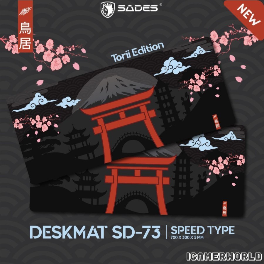 Sades SD73/SD-73 Torii Tori edition XL แผ่นรองเมาส์เกมมิ่ง | Shopee ...