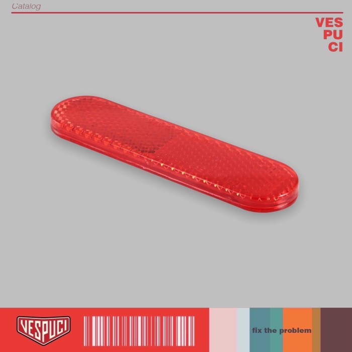 Mata MERAH Red Cat Eye/Side Reflex Reflector Original Piaggio | Shopee ...