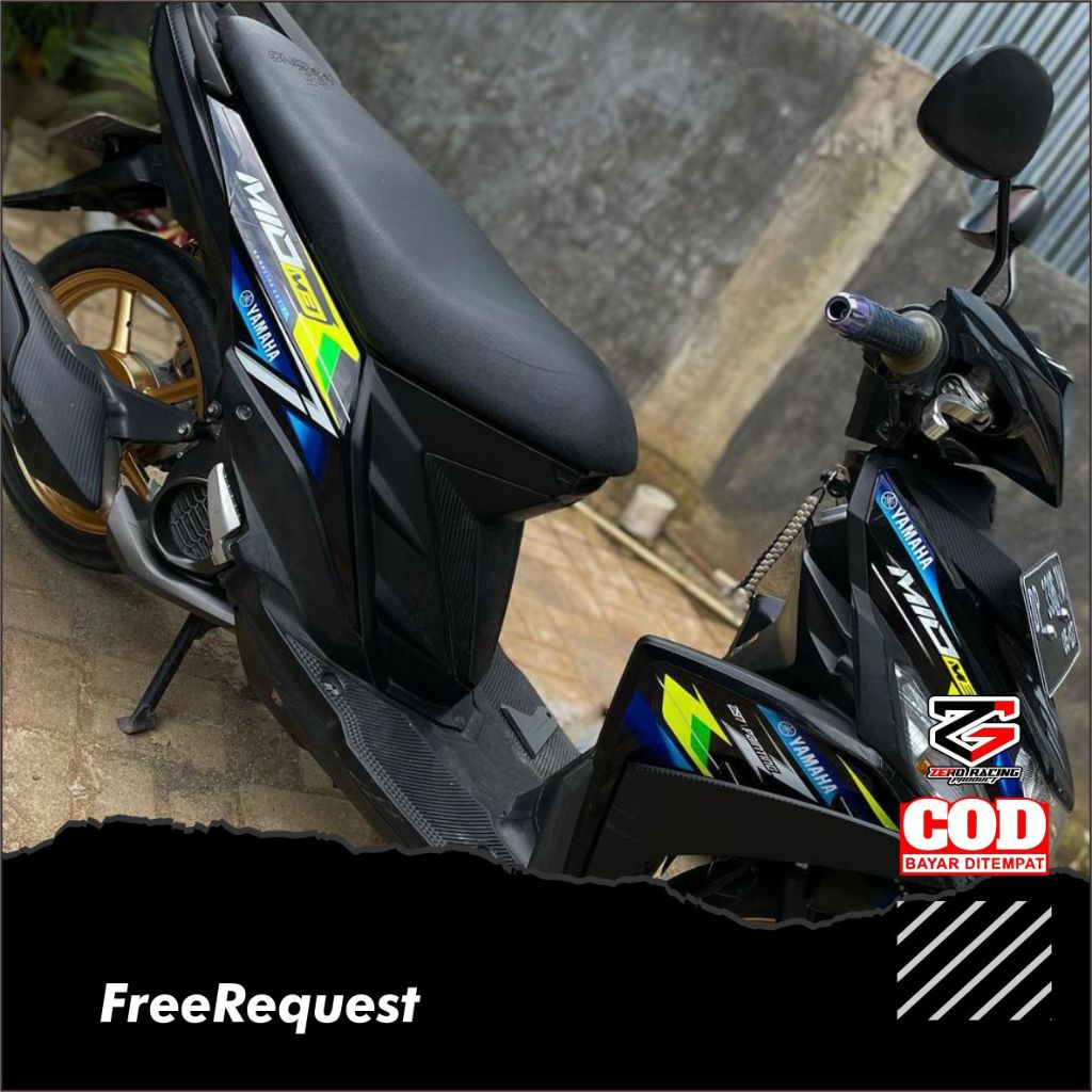 Mio m3/Z sticker Cool Standard Striping Decal mio m3/Z Premium Racing ...