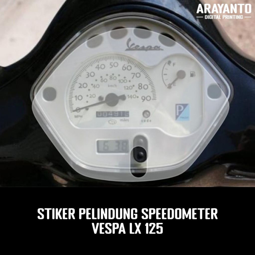 Vespa LX 125 Speedometer สติ ๊ กเกอร ์ ป ้ องกัน ARS01 Variation ...