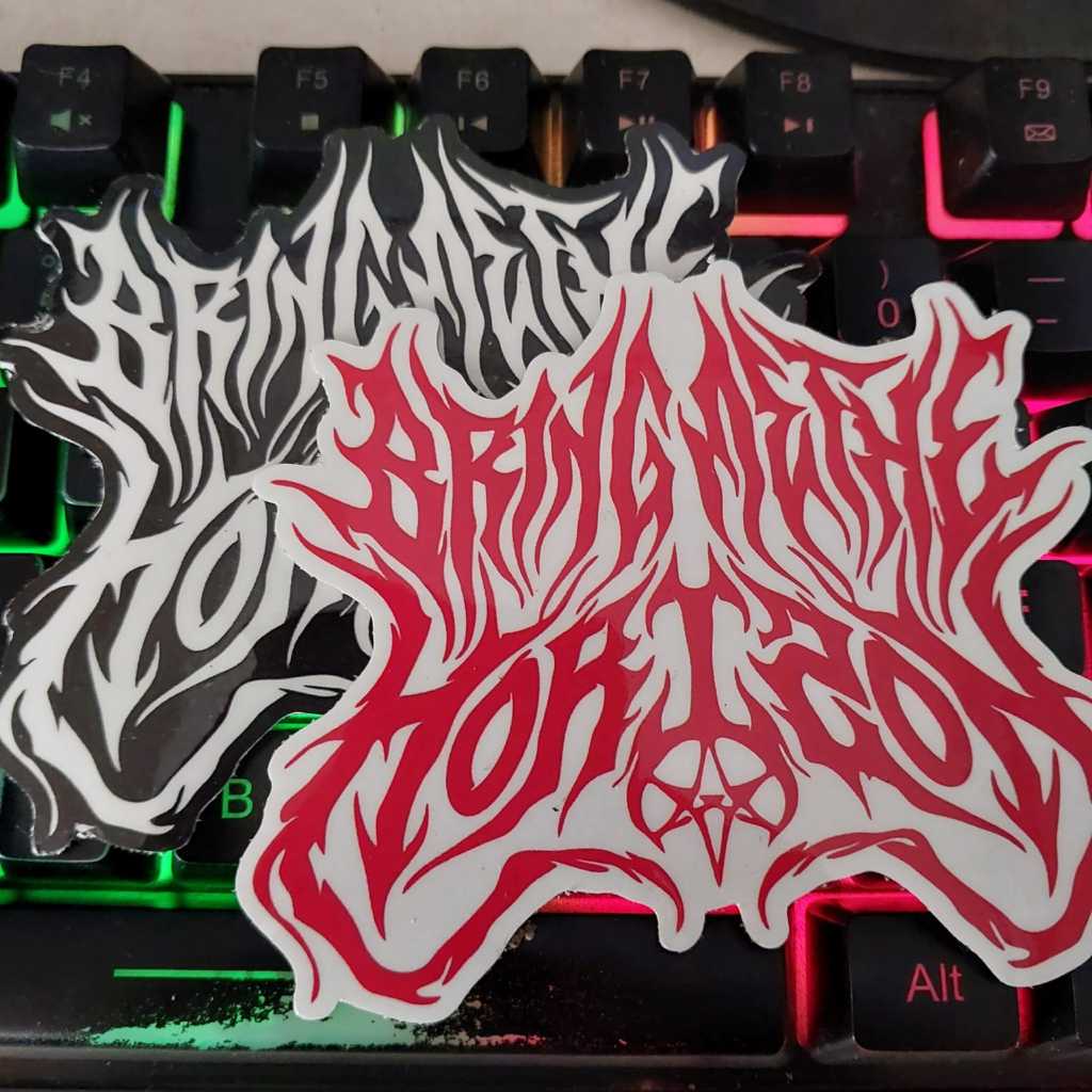 Bring ME THE HORIZON BMTH Logo Font STICKER - สติ ๊ กเกอร ์ ติดรถ ...