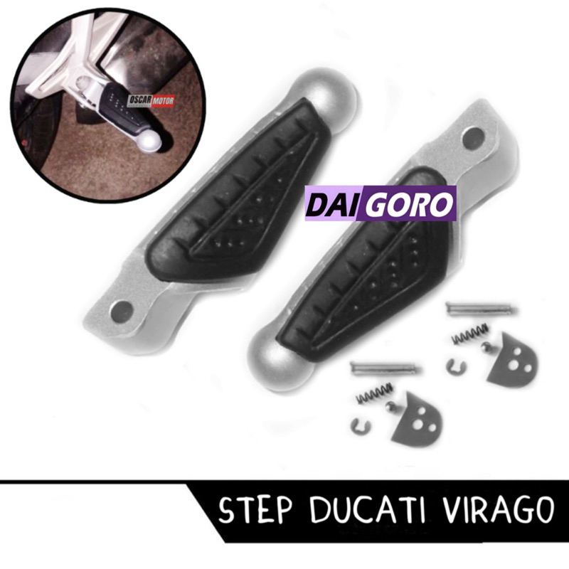 Footstep Ducati Virago รุ่น Benelli Foot Step Cnc Footrest Thailand ...
