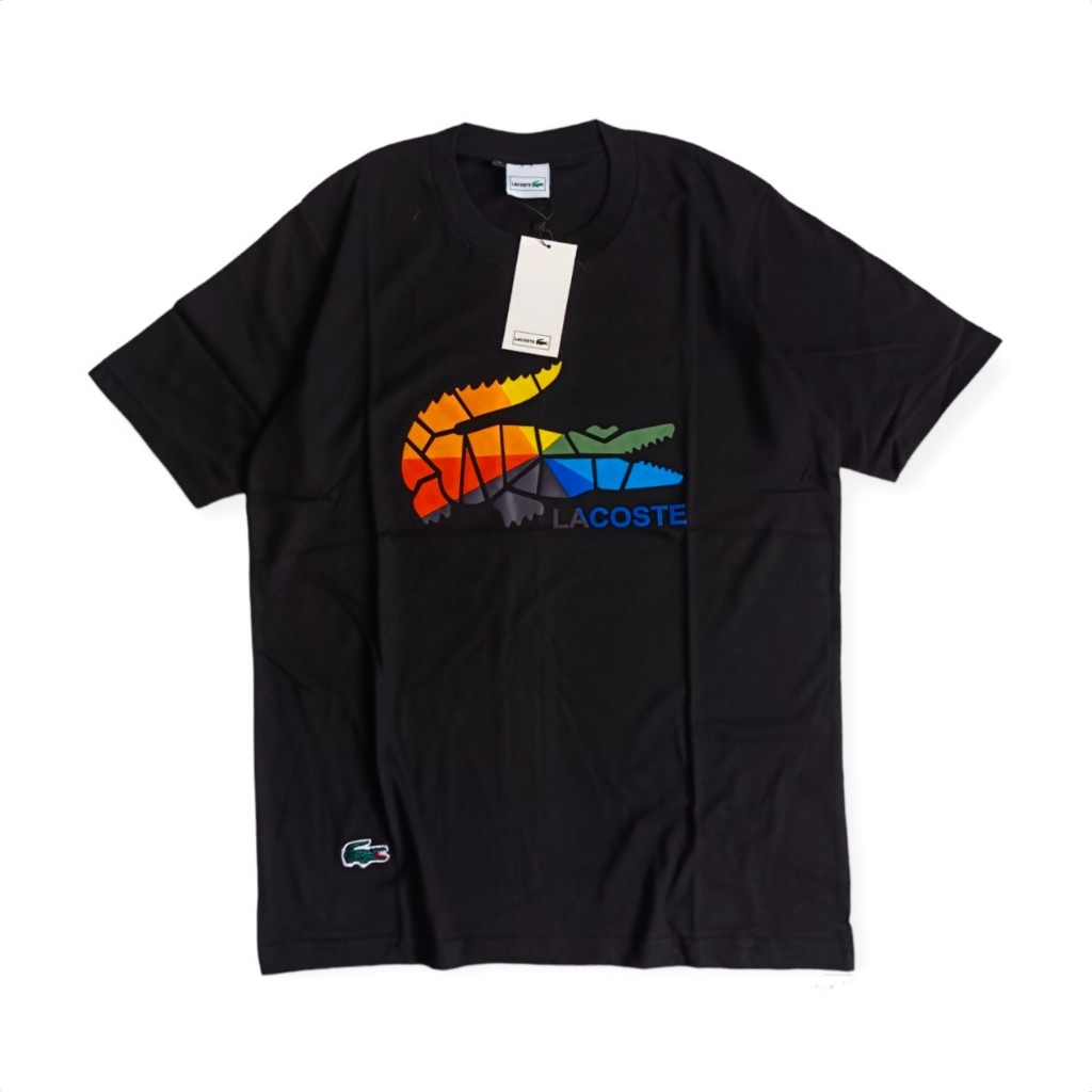 เสื้อยืดผู้ชาย Lacoste Big Logo | Shopee Thailand