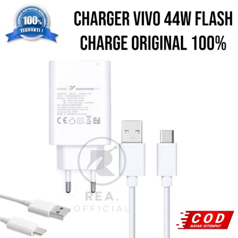 เครื่องชาร์จ Vivo 44W FlashCharge ของแท้ 100% | Shopee Thailand
