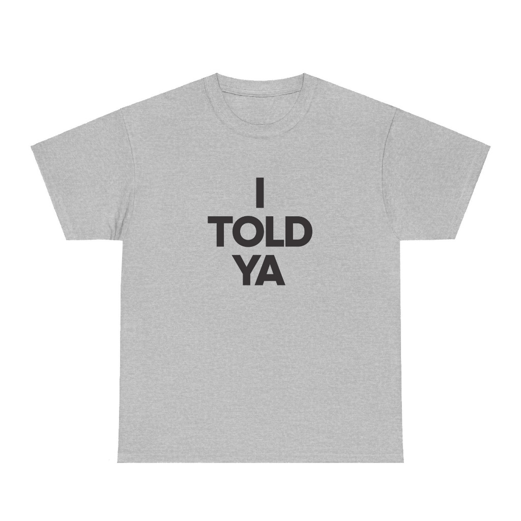 เสื้อยืด I Told Ya Challengers Zendaya | Shopee Thailand