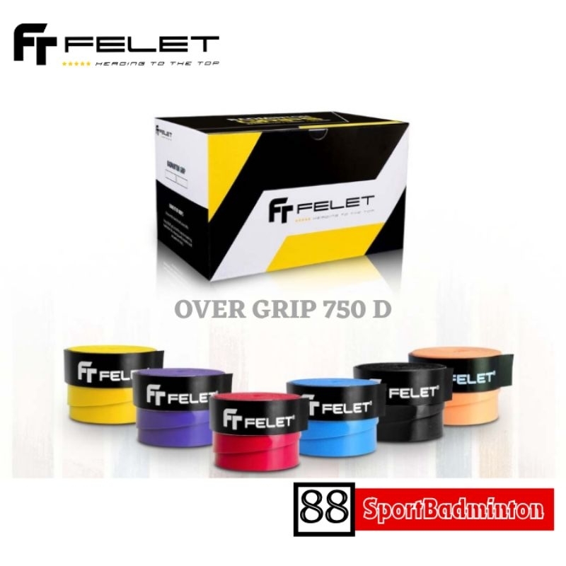Felet 750D OverGrip - ด้ามจับยางไม้แบดมินตัน Felet ดั้งเดิม | Shopee ...