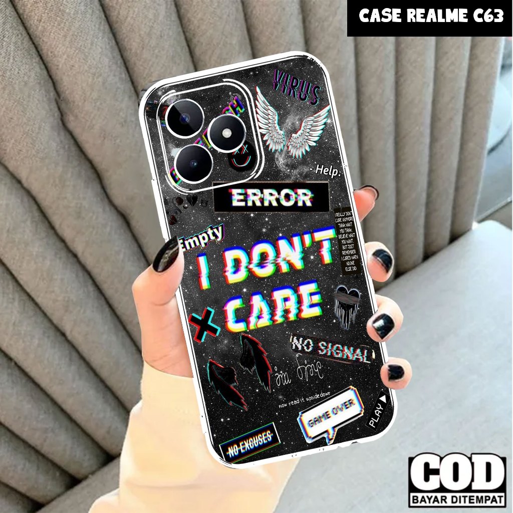 Realme C63 Case - REALME C63 Casing POSTER 3 Motif - Thick Clear ...