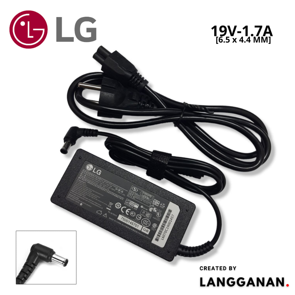 อะแดปเตอร์ชาร์จทีวีและจอภาพ LG 19V 1.75A ดั้งเดิม | Shopee Thailand