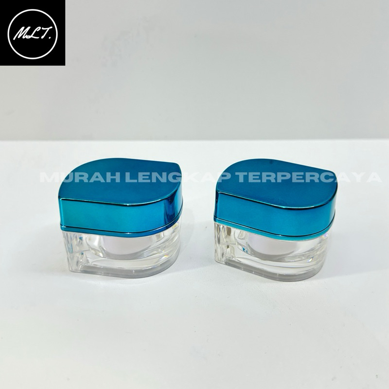อะคริลิค POT/ LEAF POT 10GR BLUE BLUE LEAF POT CREAM 10gram DAVIENA ...