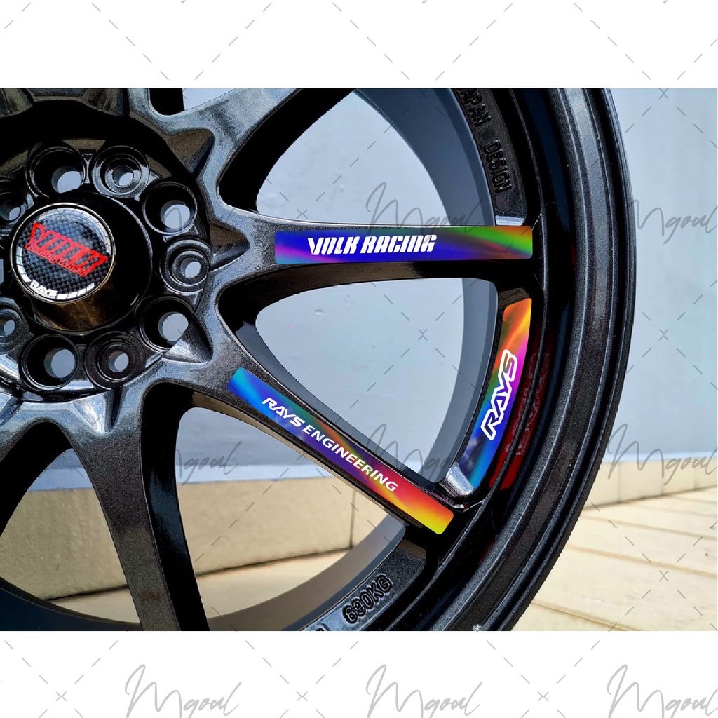 Volk RACING CE28 CR II CE28 SL เกรดสูง RIMS สติ๊กเกอร์รังสี Volk ขอบ ...