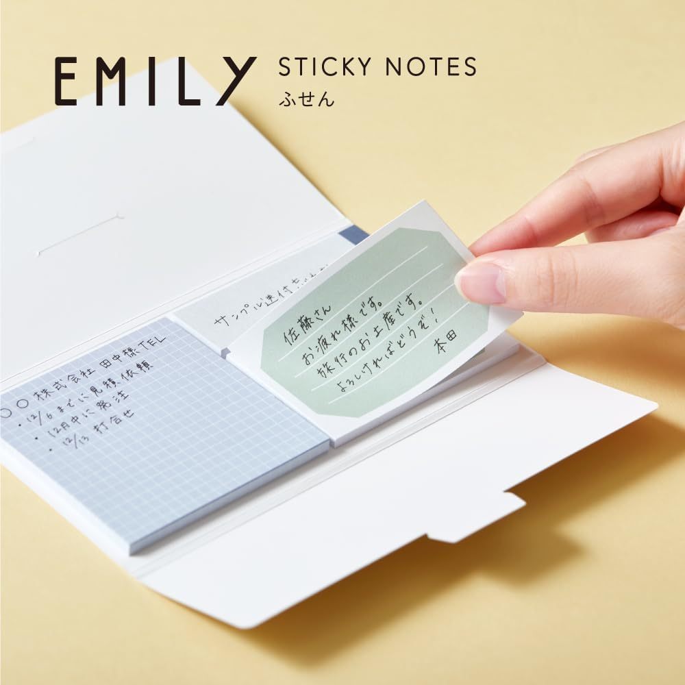 King Jim Emily Sticky Note Assorted Schedule Memo Marker Standing Note ...