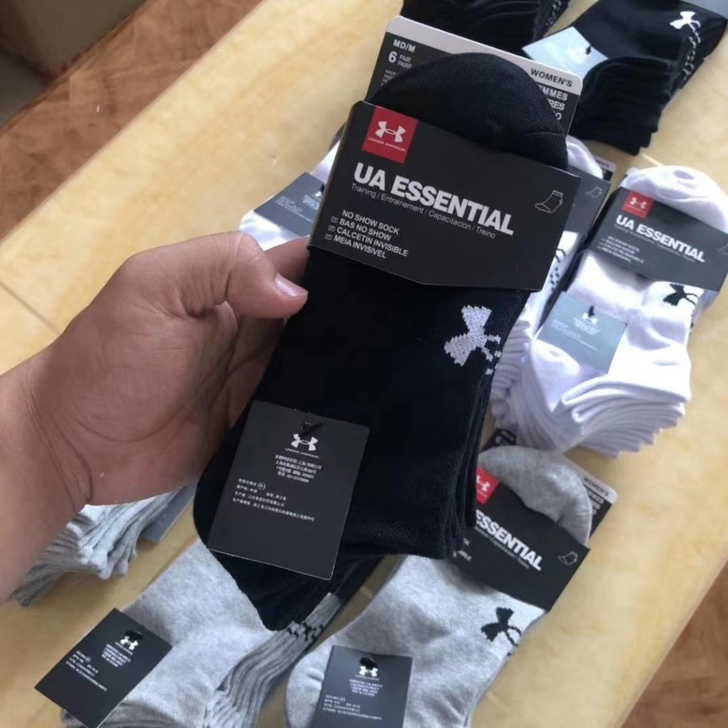 UNDER ARMOR Under ARMOUR Under ARMOUR core ถุงเท้าไตรมาสตัดต่ําระดับพรี ...