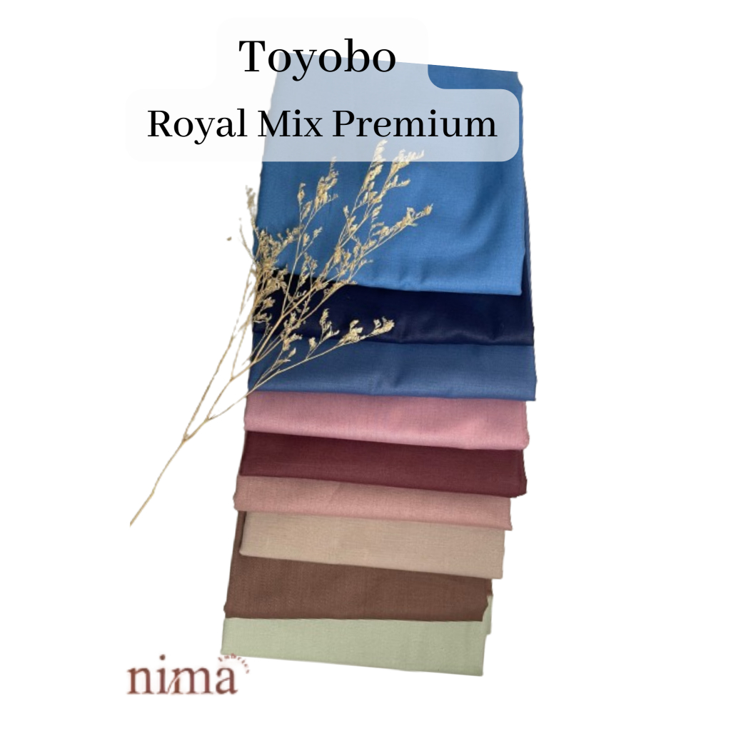 Katun ผ้า Toyobo Original Royal Mix PREMIUM ขนาด 1/2 เมตร/ ผ้าฝ้าย ...