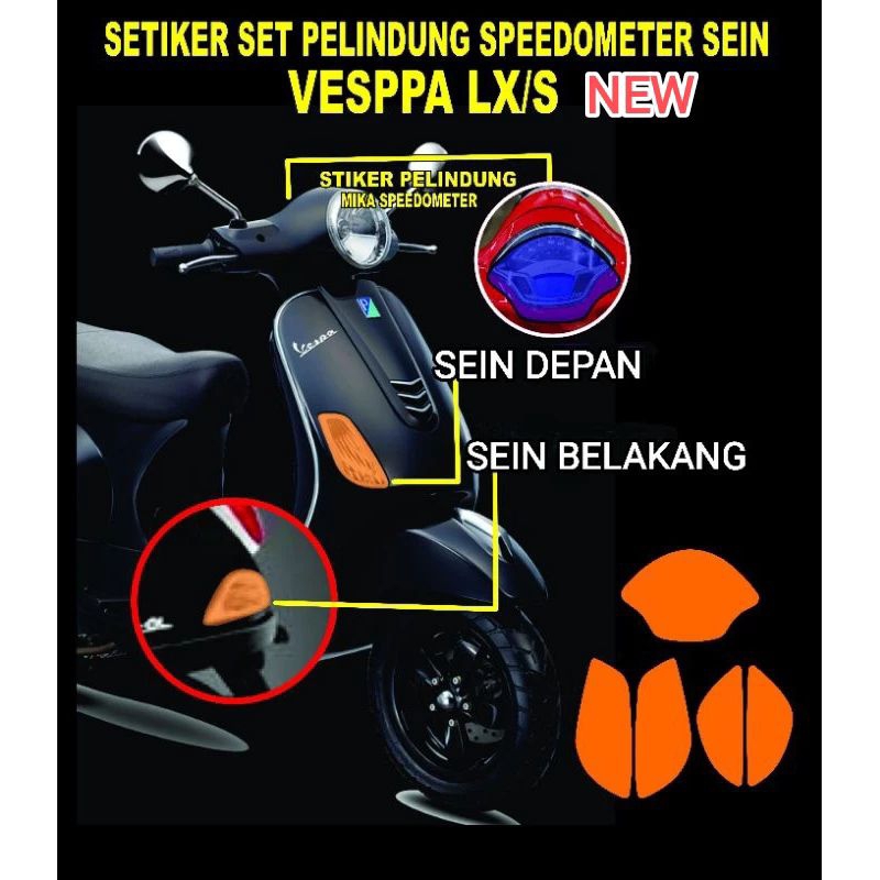 ใหม่ สติ๊กเกอร์ VESPA LX / S 125/150 SEIN และ SPEEDOMETER | Shopee Thailand