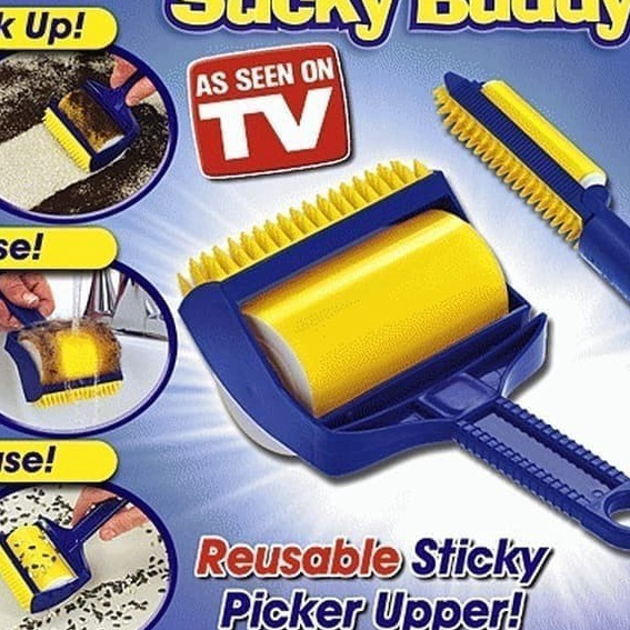 KP8 DFANCIE Sticky Buddy Lint Roller แปรงทําความสะอาดขนสัตว์ฝุ่น ...