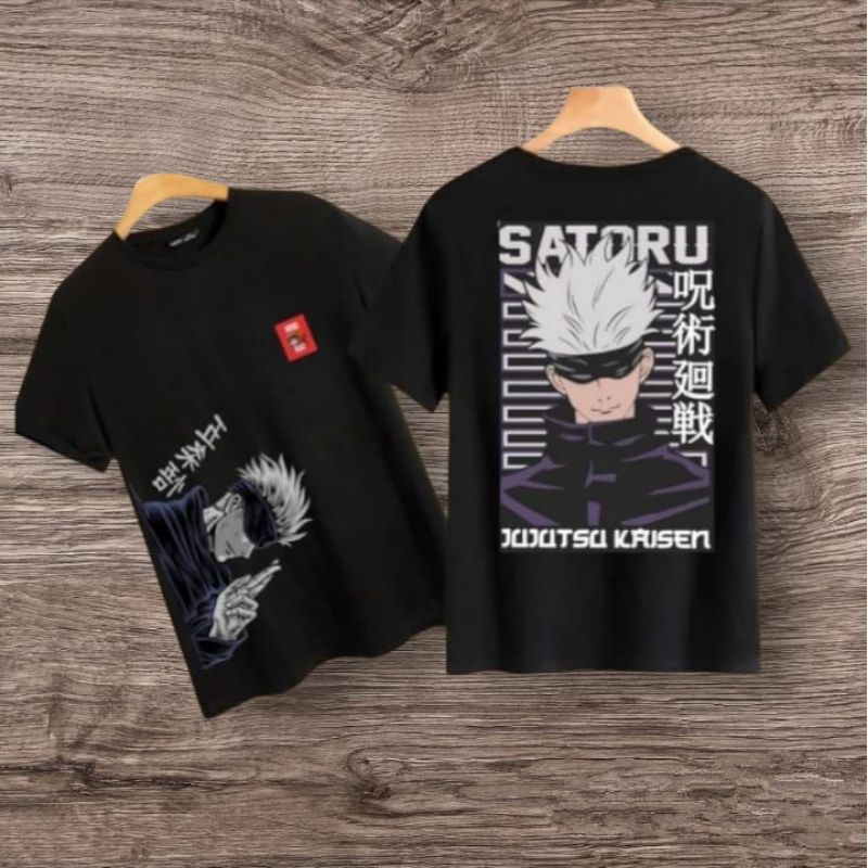 Gojo Satoru และ Monkey d Luffy เสื้อยืดเด็ก Unisex | Shopee Thailand