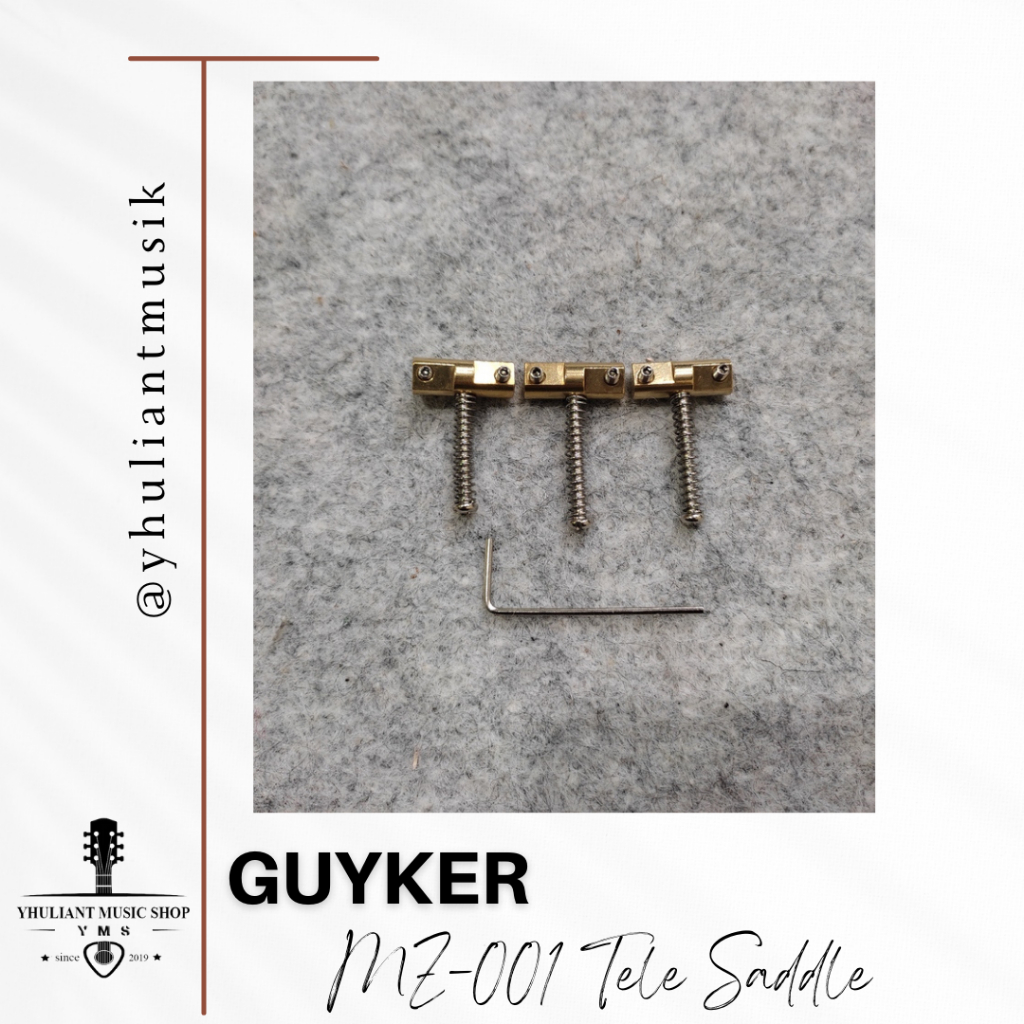 อานทองเหลือง Guyker Bridge สําหรับ Telecaster สไตล์วินเทจ | Shopee Thailand