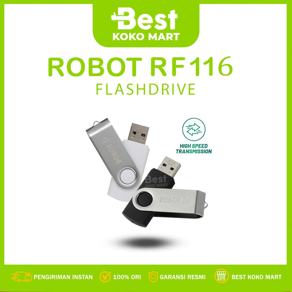 Robot RF116 16GB FlashDrive USB Drive ของแท้ - รับประกันอย่างเป็นทางการ ...