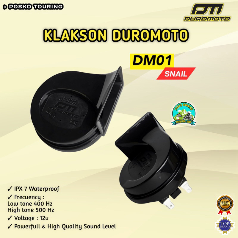 Duromoto Snail DM01 Horn แตรรถ แตรรถจักรยานยนต์ | Shopee Thailand