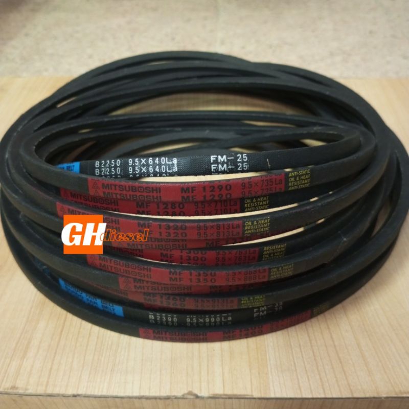 สายพานพัดลม ยางพัดลม FM 25,26,27,28,29 ยี่ห้อ BANDO/MITSUBOSHI | Shopee ...