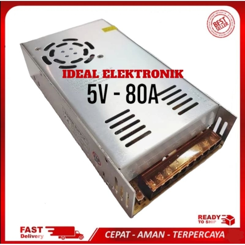 Switching Power Supply PSU 5V 80A คุณภาพสูง, 5 โวลต์ 80 Ampere พัดลม ...