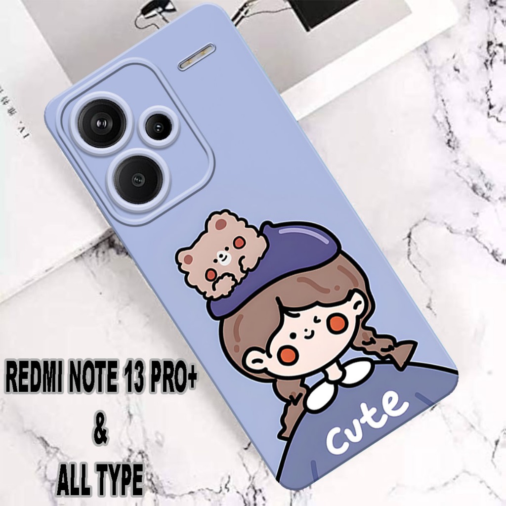 HP (GC30) ล่าสุด 2024 REDMI NOTE 13 PRO+ Rubber Softcase / Girls Case ...